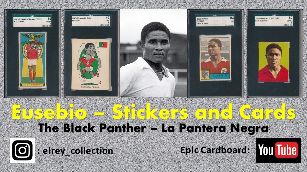 Eusebio Soccer Cards and Stickers - YouTube
