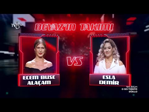 ECEM BUSE ALACAN VS ESLA DEMIR -BU ASK FAZLA SANA/O SES TURKIYE DUELLO/04.12.2021