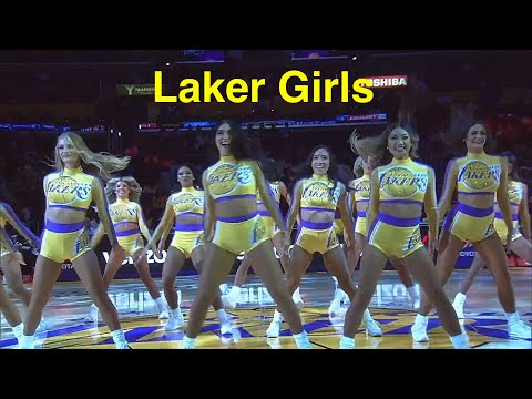 Laker Girls (Los Angeles Lakers Dancers) - NBA Dancers - 10/3/2022 1st QTR dance performance