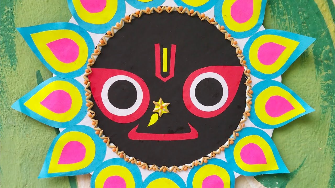 lord jagannath wall Hanging unique craft#jagannath craft#jay jagannath# ...