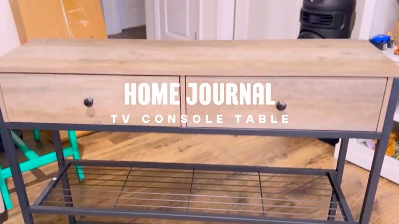 TEMU Unboxing TV Console Table | Good Buy - YouTube