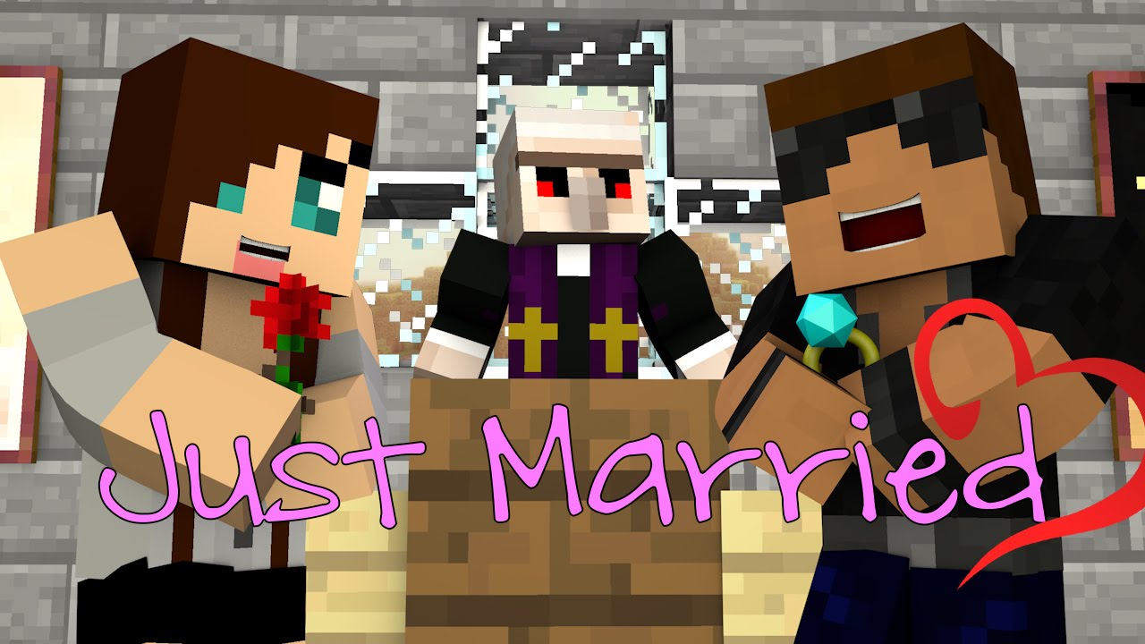 Wedding Day!! "Just Married" Ep.1 "Minecraft Machinima" - YouTube