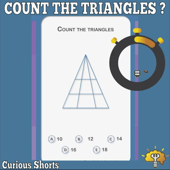 Mind Paheli 36 : Count The Triangle ? | Viral Puzzle | #shorts - YouTube