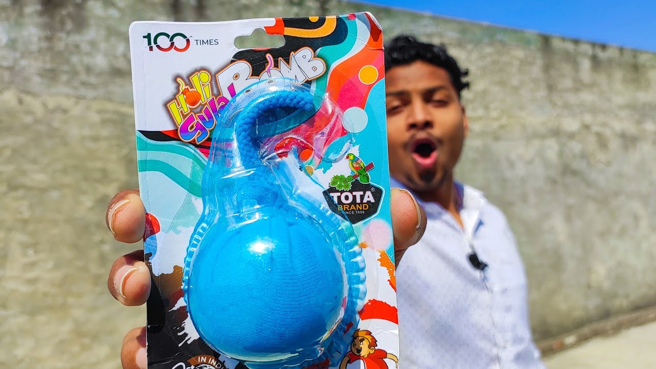 Holi Gulal Bomb - Unique Holi Gadget 2024 || Tota Holi Special bomb ...