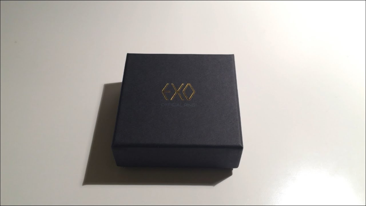 [Unboxing] EXO Rose Gold Official Ring - YouTube