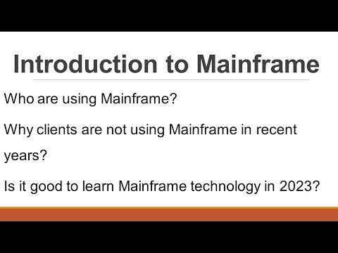 Who are using Mainframe? Intro to Mainframe? Good to learn Mainframe ...