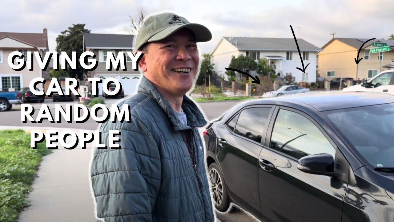 Giving my car to random people | Mr. Eagle Fish Vlog 9 - YouTube