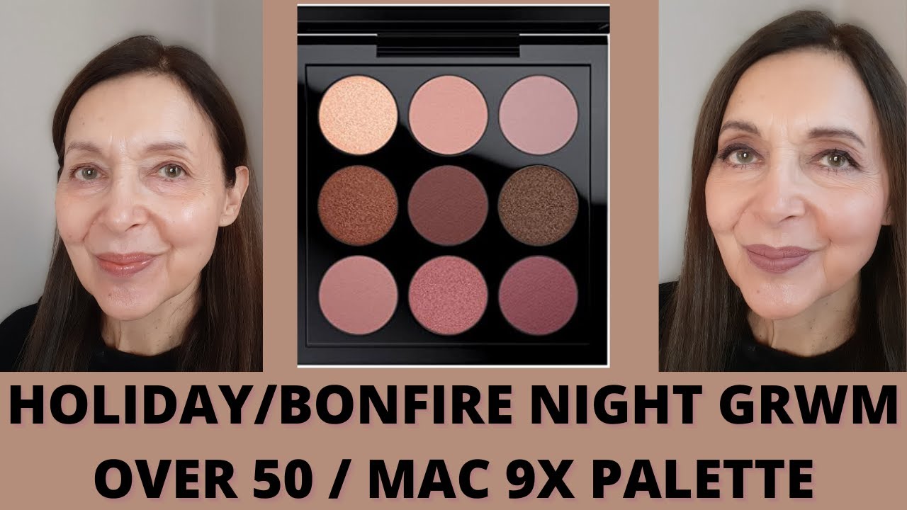 HOLIDAY MAKEUP LOOK BONFIRE NIGHT GRWM OVER 50 | FALL/AUTUMN MAKEUP ...