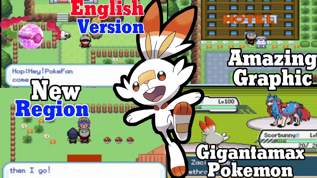 Pokemon sword and shield English version | Pokemon gba rom hack 2021 ...