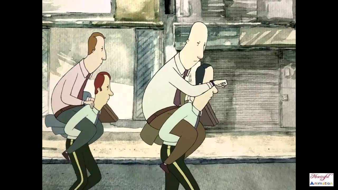 EL EMPLEO THE EMPLOYMENT Cartoon anime animation film - YouTube
