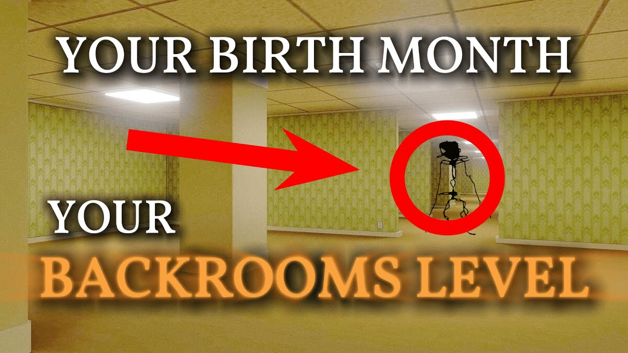 Your Birth Month = Your BACKROOMS LEVEL - YouTube