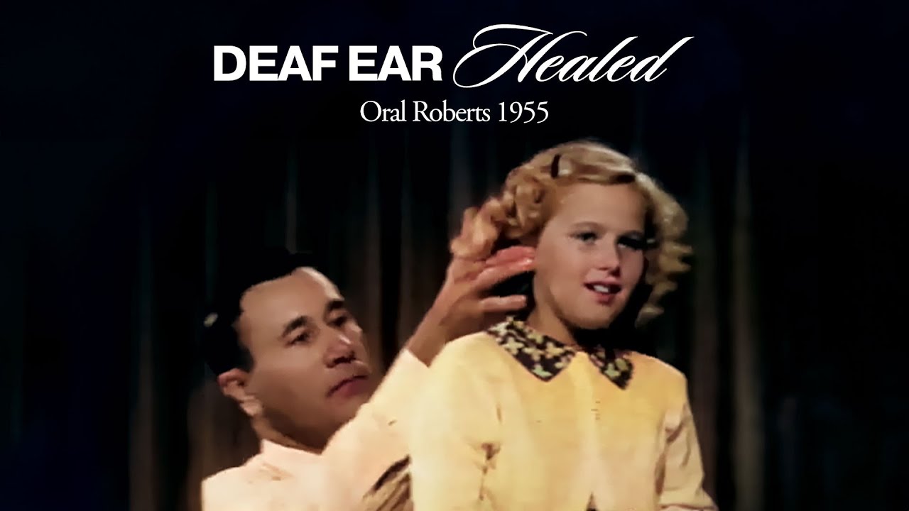 Deaf Ear Healed | Oral Roberts Tent Meeting 1955 (Colorized) - YouTube