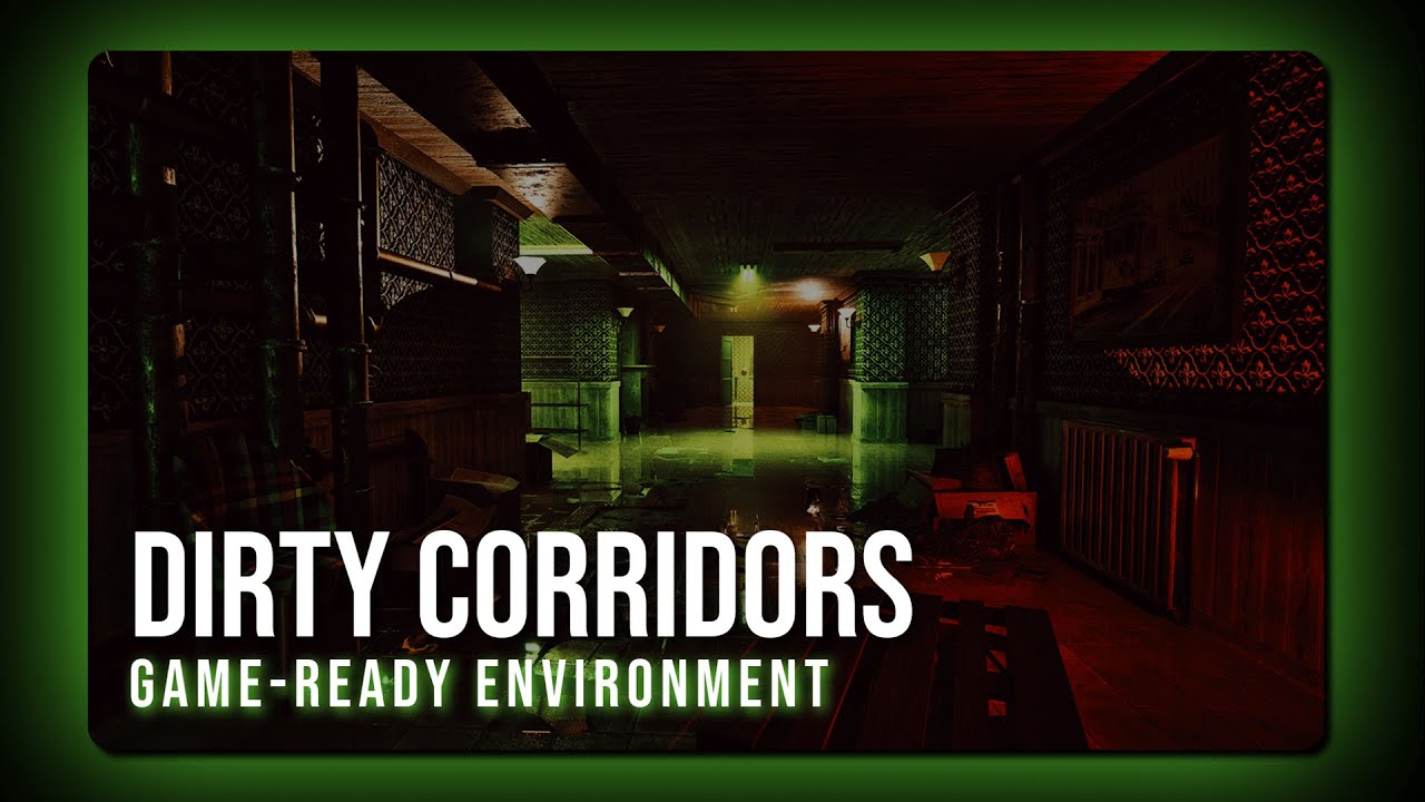 Dirty Corridors | Game-Ready Environment | Unreal Engine 5.5 - YouTube