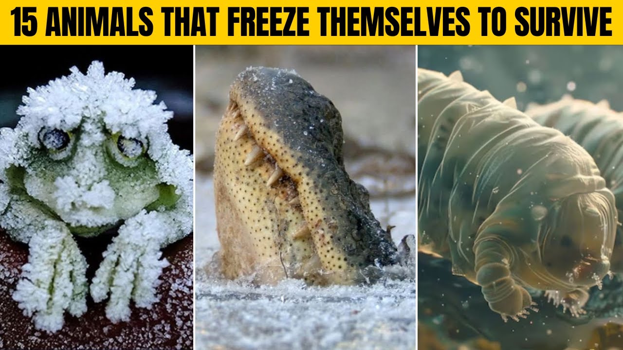 15 animals that freeze themselves to survive. - YouTube