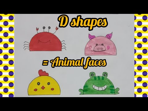 how to draw animal faces - YouTube