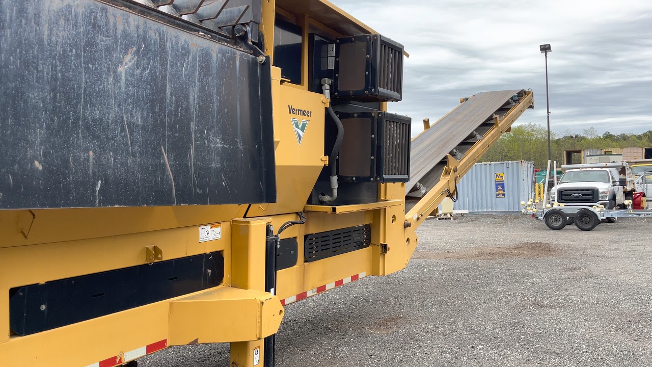 2010 Vermeer Wildcat TR516 Trommel Screener - YouTube
