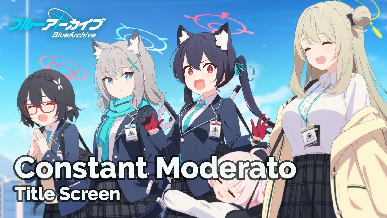 [Blue Archive] Title Screen BGM - Constant Moderato (Seamless 30m ...