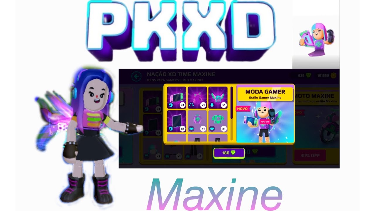PKXD | Comprei a roupa da Maxine no PKXD!!! - YouTube