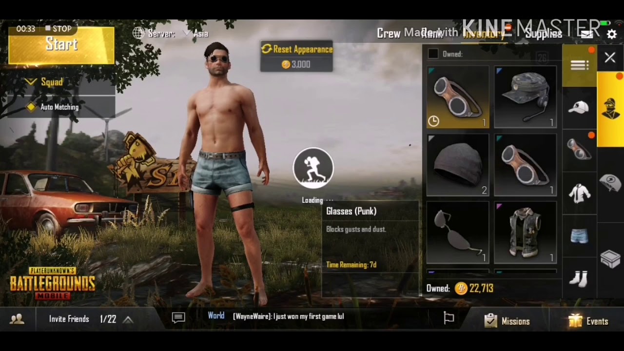 Pubg mobile collect ballistic mask and two tone parachute - YouTube