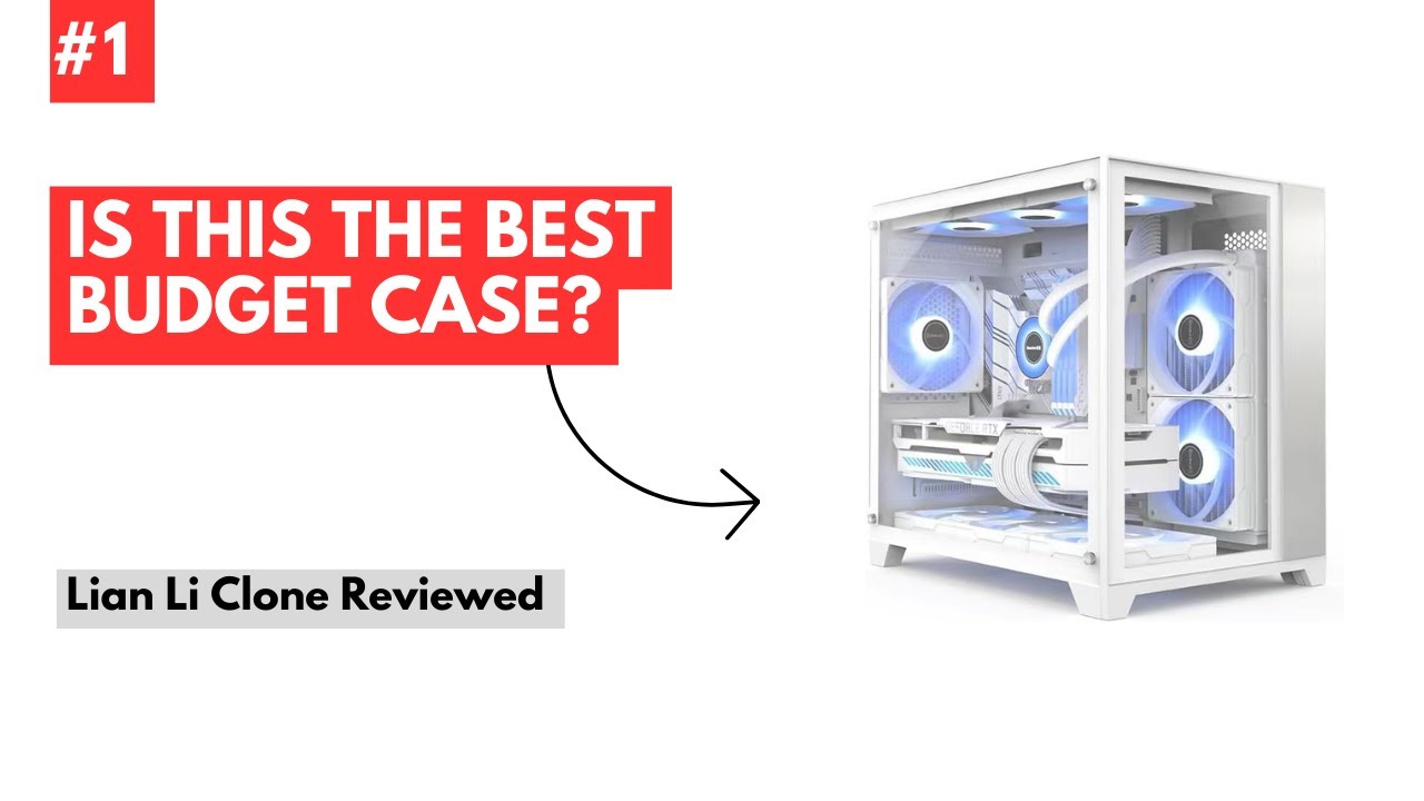 BEST Budget PC Case: is THIS £49 White Gaming PC Case the Lian Li ...