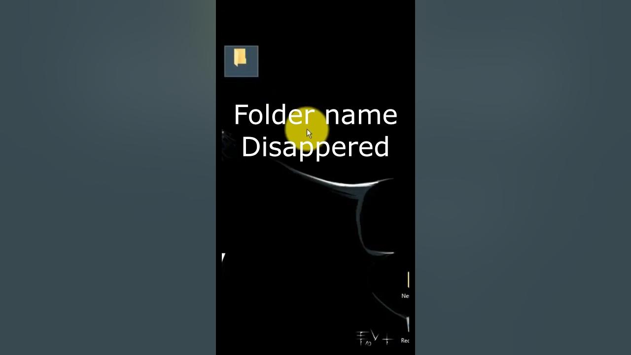 How to create a Folder without any Name and Icon | Hold Alt+0160 - YouTube