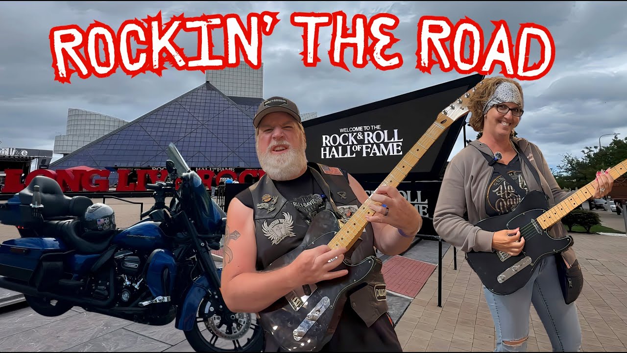 Rocking and Riding: Motorcycle Adventure to the Hall of Fame! - YouTube
