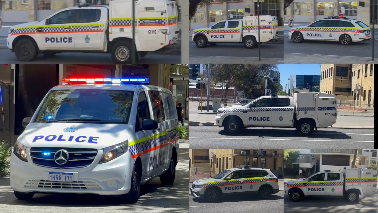 WA Police Responding/Patrolling Perth CBD. - YouTube