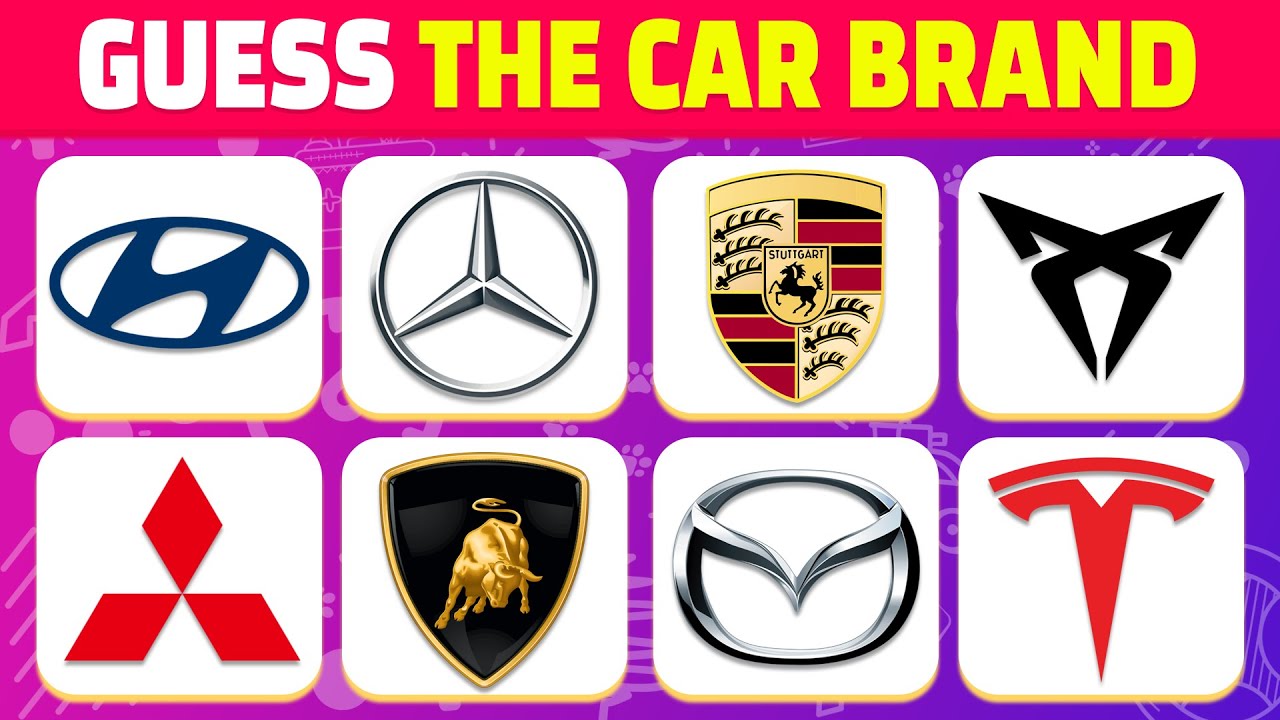 Guess the Car Brand by logo 🚗 Logo Car Quiz - YouTube