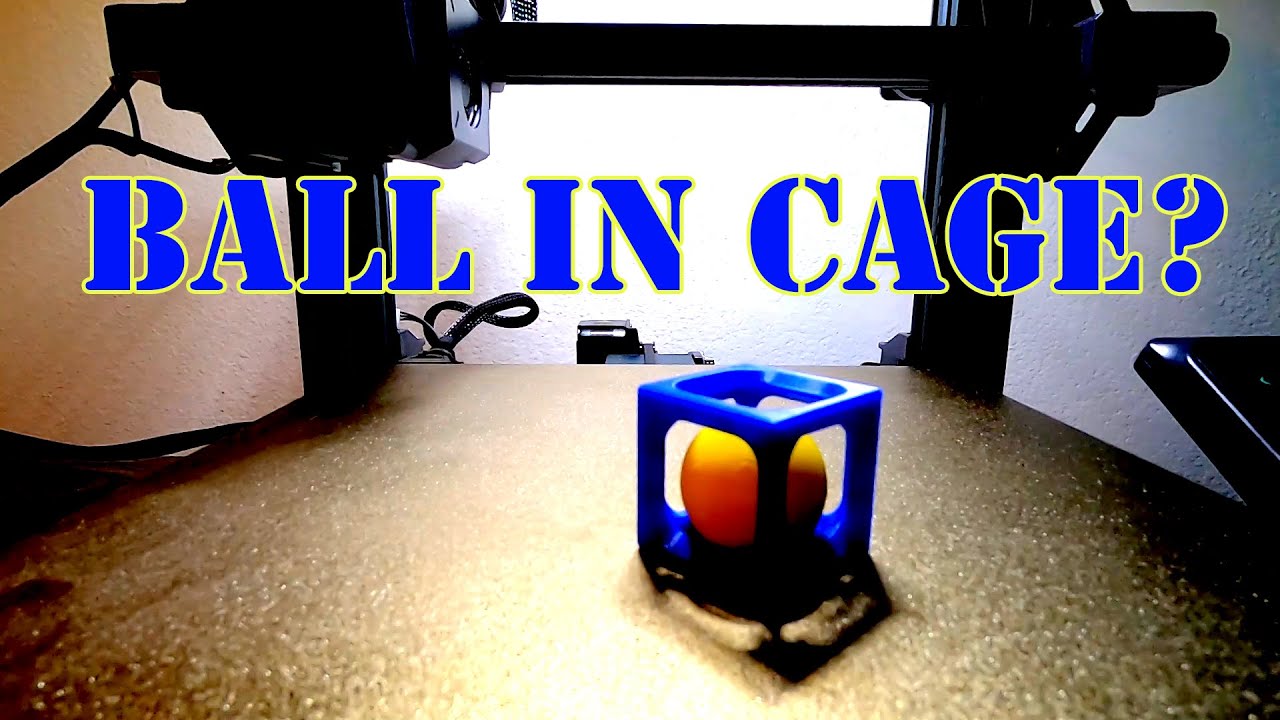 Ball In Cage (Impossible!) - 3D Print Timelapse - YouTube