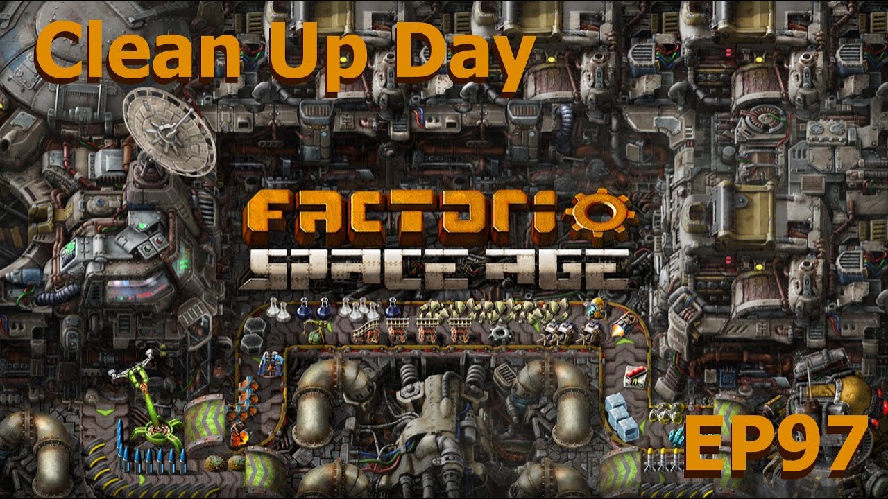 Factorio Space Age EP97 Clean Up Day - YouTube