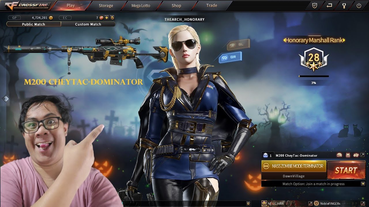 CROSSFIRE PHILIPPINES - M200 CHEYTAC-DOMINATOR GAMEPLAY - YouTube