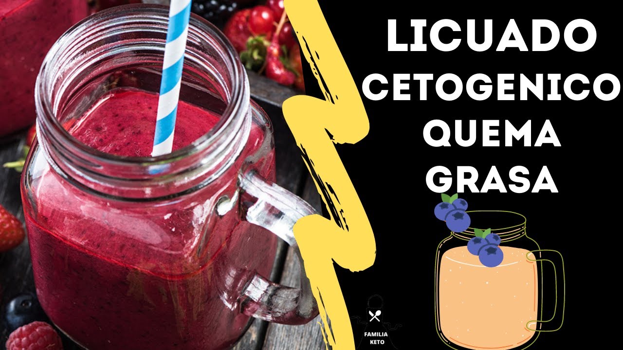 BATIDO QUEMA GRASA KETO/BATIDO PARA PERDER PESO/LOW CARB/DIETA ...