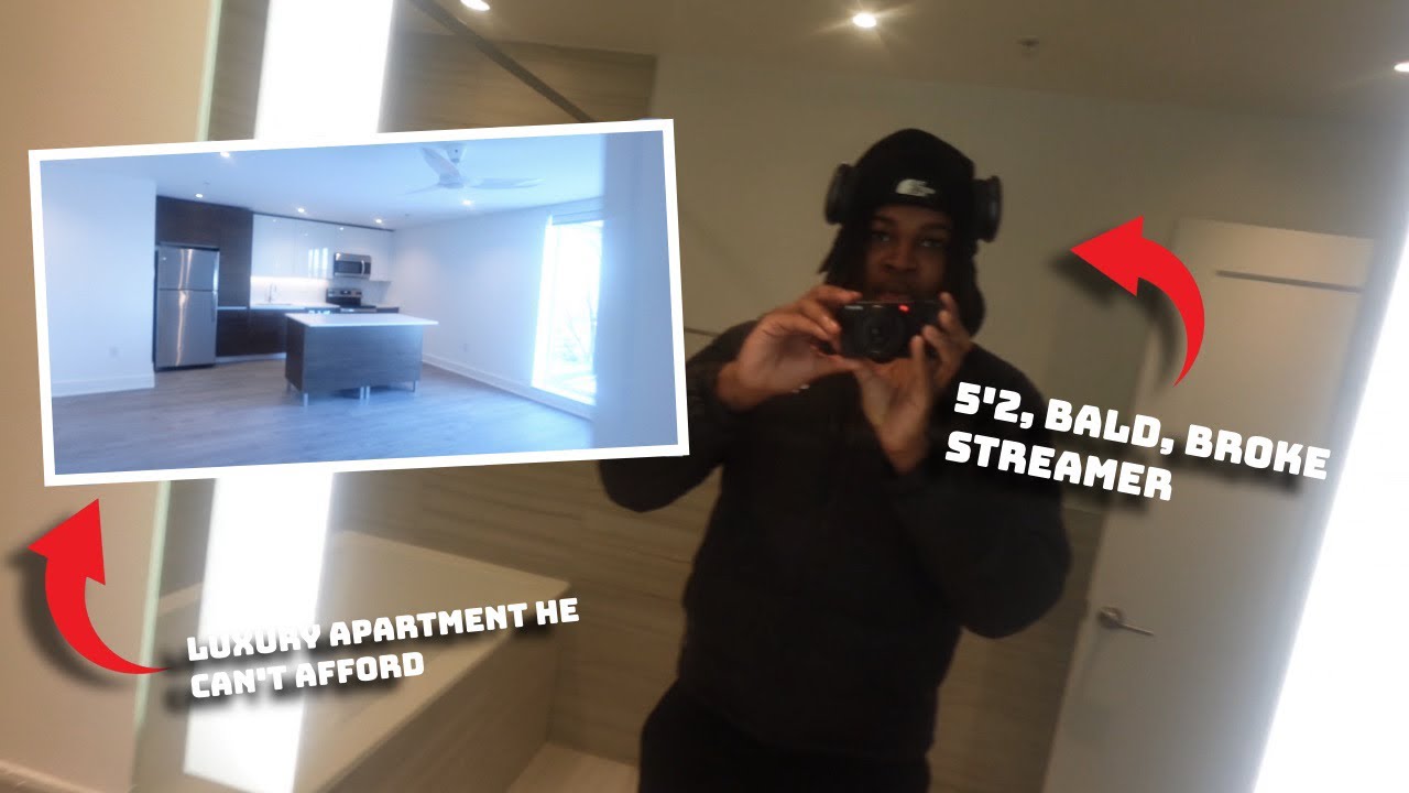 LOW INCOME STREAMER Goes Apartment Shopping - YouTube