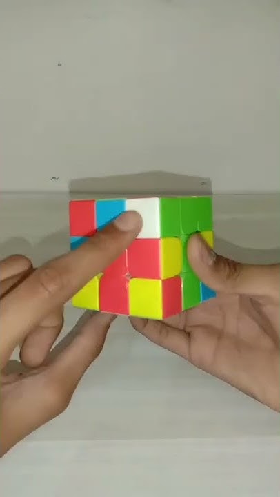 How to make a first layer. How to solve a Rubik's cube part-2. - YouTube