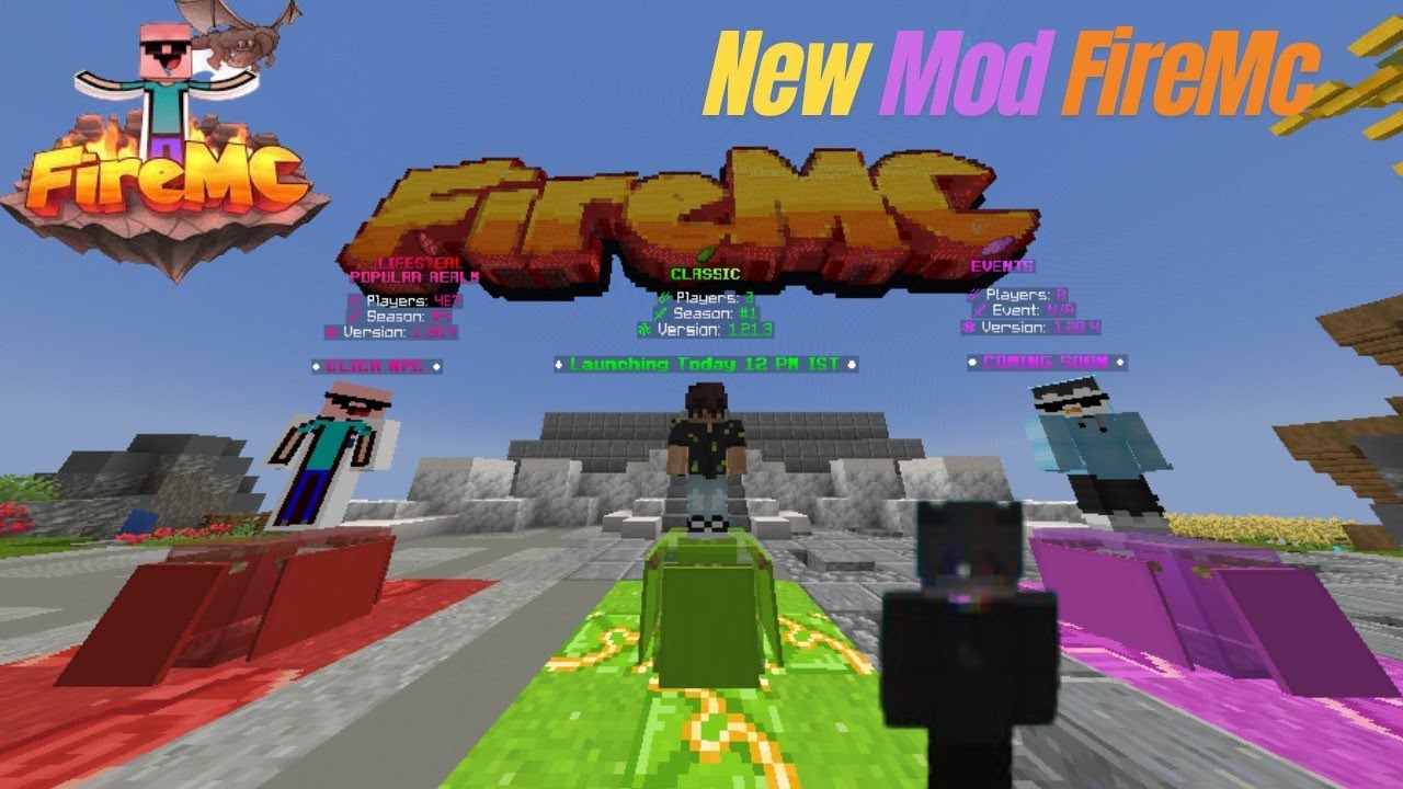 I JOIND FIRE MC CLASSIC GAMEMOD #firemc #newgamemode #psd1 - YouTube