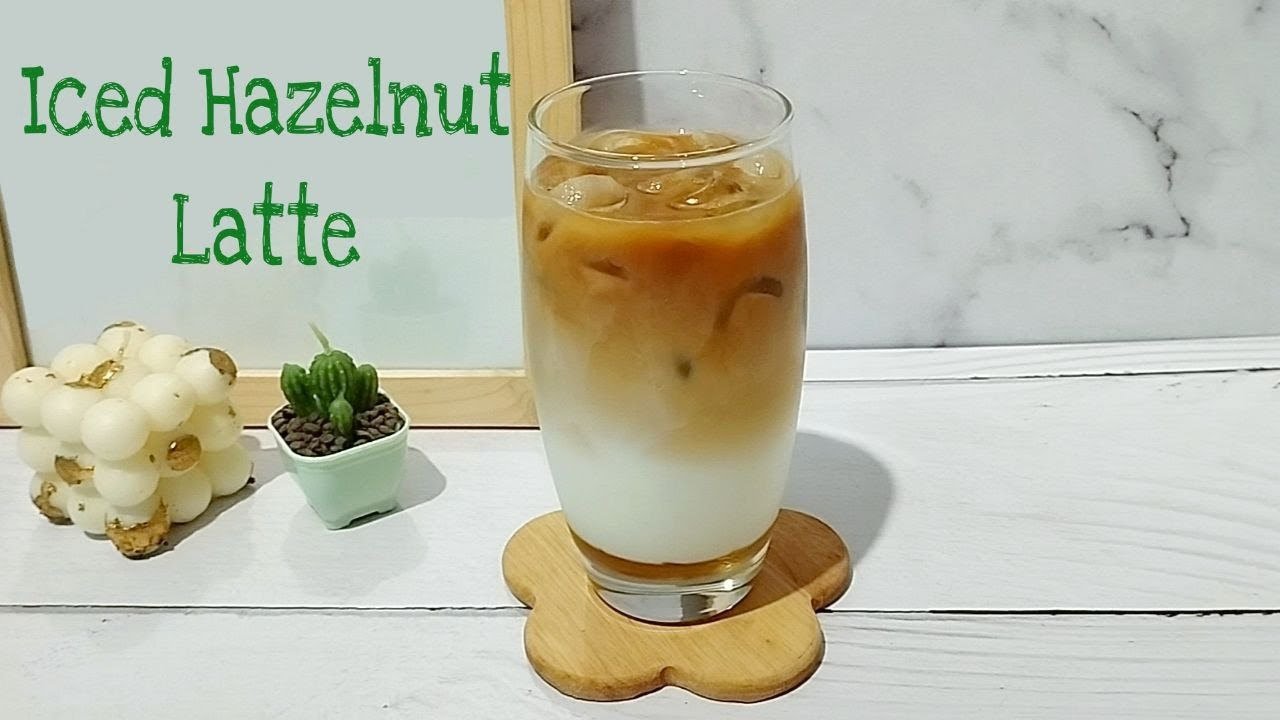 How To Make Iced Hazelnut Latte Using Moka Pot | Hazelnut Coffee - YouTube
