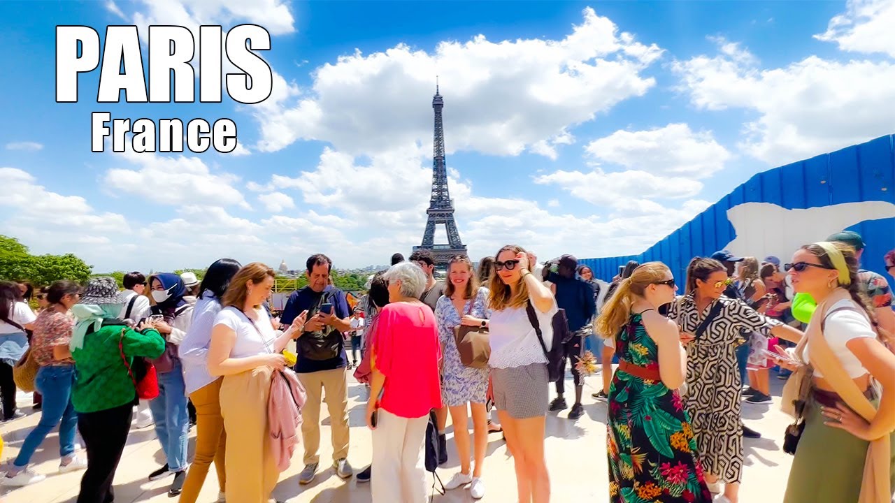 Epic Paris Adventure: 4K Eiffel Tower Walk 🗼🥐🇫🇷 Must-See City Tour! 🌆 ...