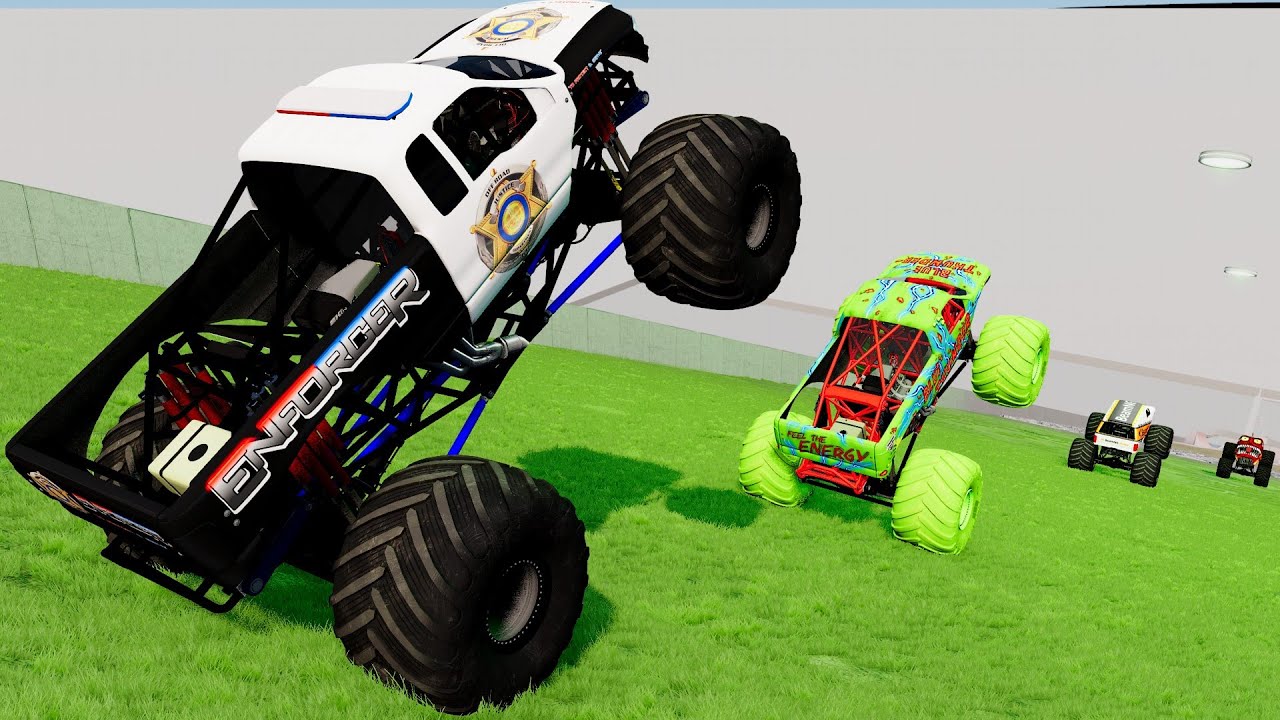 BNG Ultra - Epic High-Speed Monster Trucks Crazy Jumps & Crashes #020 ...