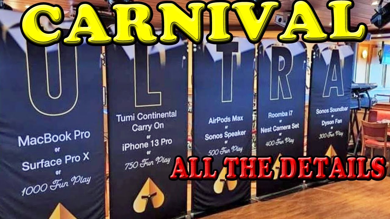 Carnival Ultra Cruise All the Details - YouTube
