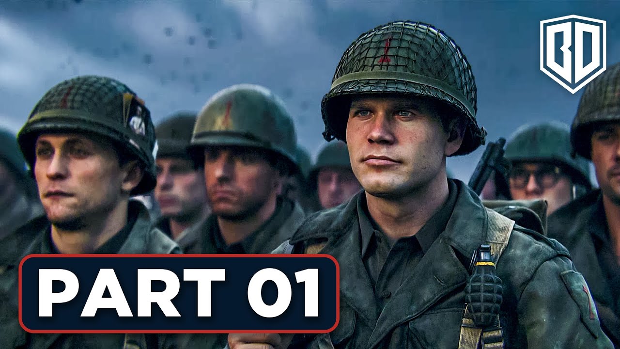 D-Day - Call of Duty WWII Walkthrough Gameplay - Part 01 - YouTube