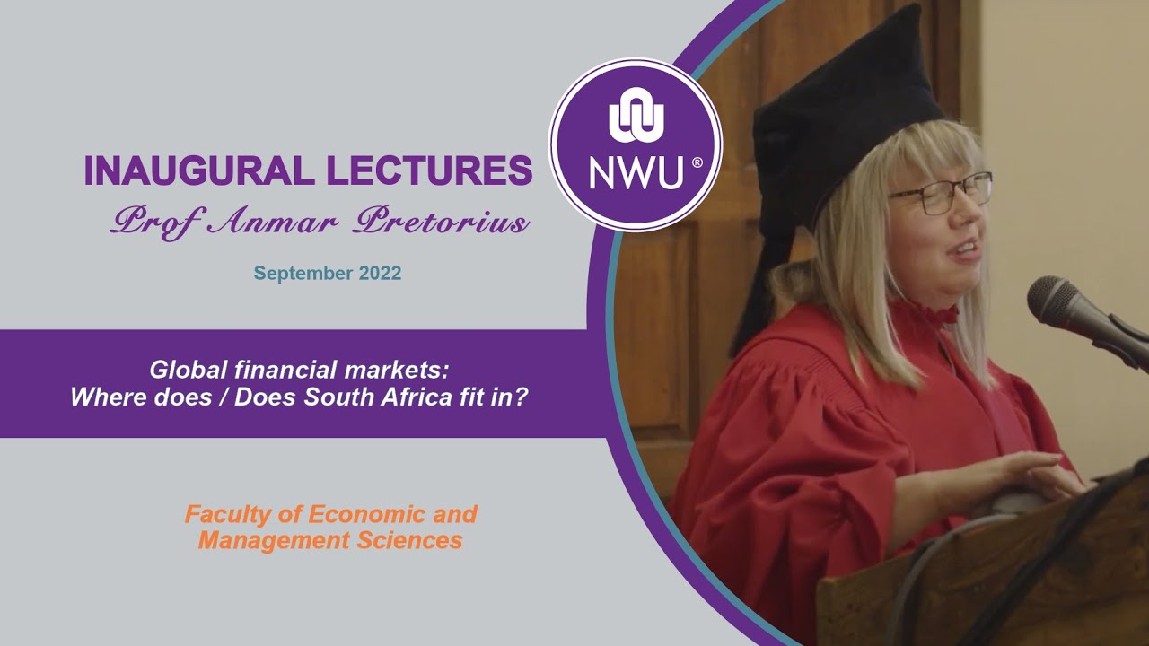 Inaugural Lectures | Prof Anmar Pretorius - YouTube
