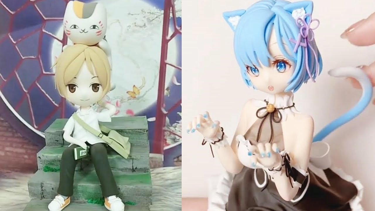 Make Anime Characters with Clay | Clay Figure|Japanese Anime | DIY ...