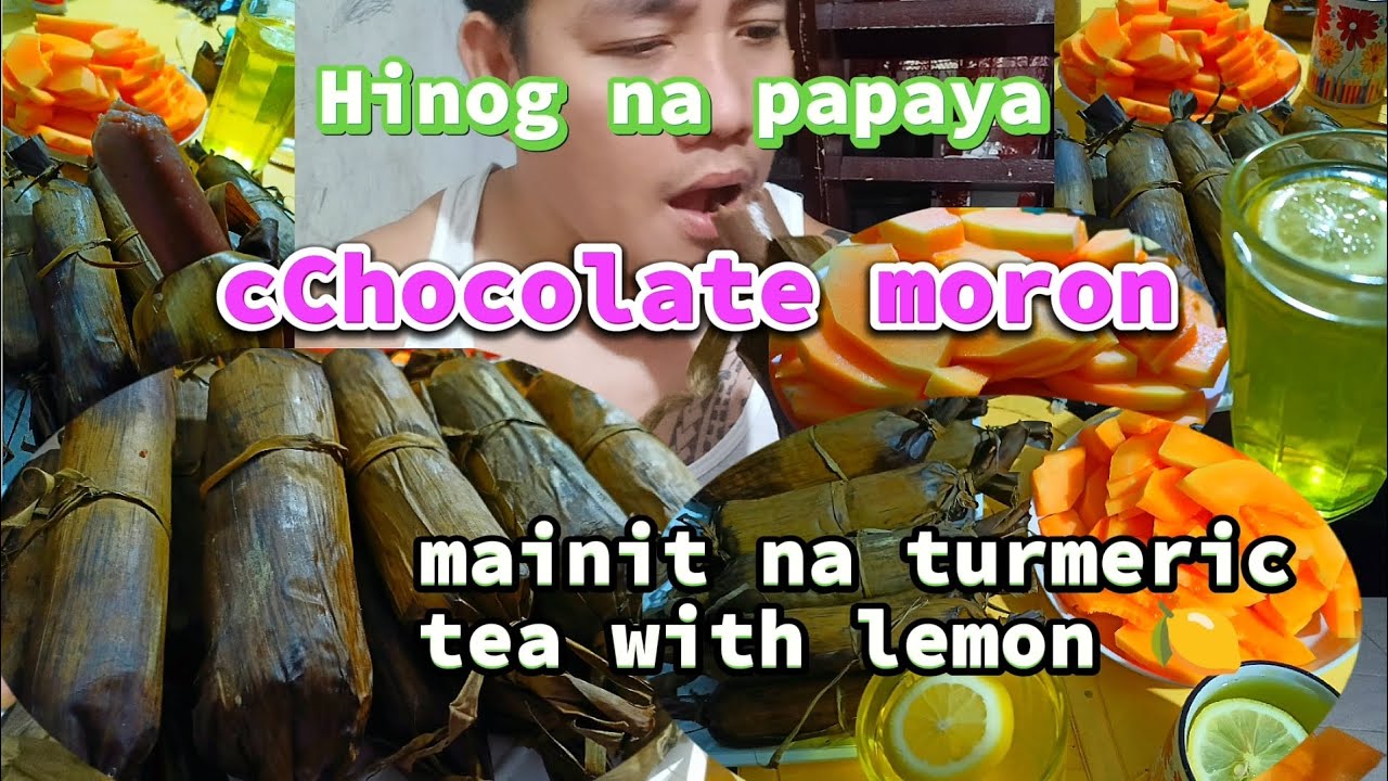 REAL MUKBANG|For today's video mag almusal tayo ng Samar chocolate ...