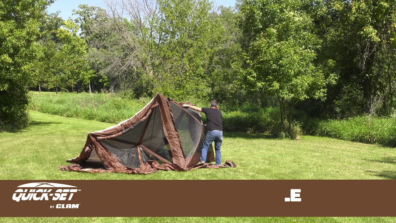 Quick-Set by Clam Screen Shelters - Bug Free in 60 Seconds - NO ...