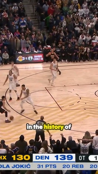 Nikola Jokic First Ever 30 20 20 Game in NBA History nuggets vs suns #nba #shorts #subscribe ...