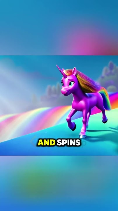 New Rainbow Zipline #shorts #animation #petscartoonmovies #unicorn ...