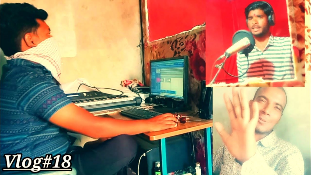 vlog#18 | Suraj chavhan recording studio | Avinash Waghmare | Akshay ...