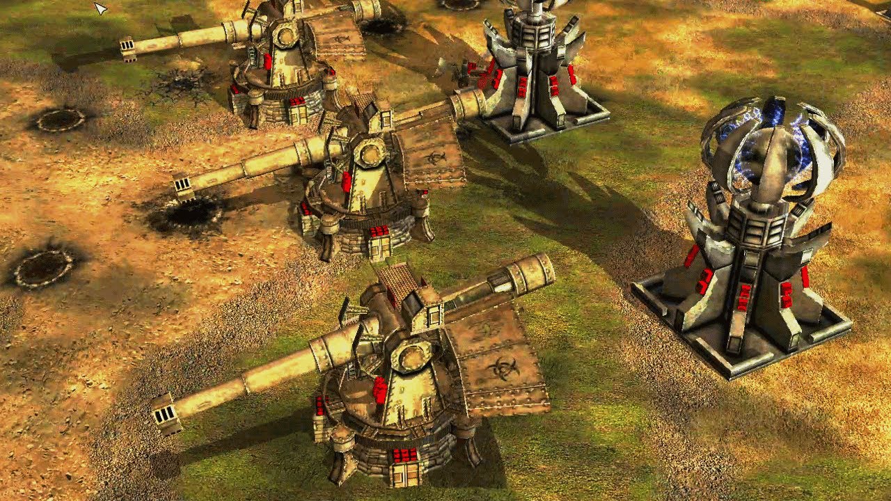 USA BOSS 1 vs 3 USA Cybernetic - Command and Conquer Generals Contra X ...