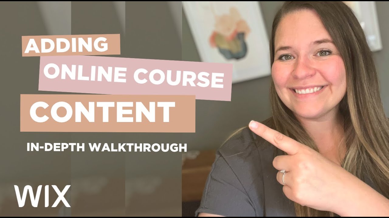 Building Out a Course in Wix With Modules and Steps - YouTube