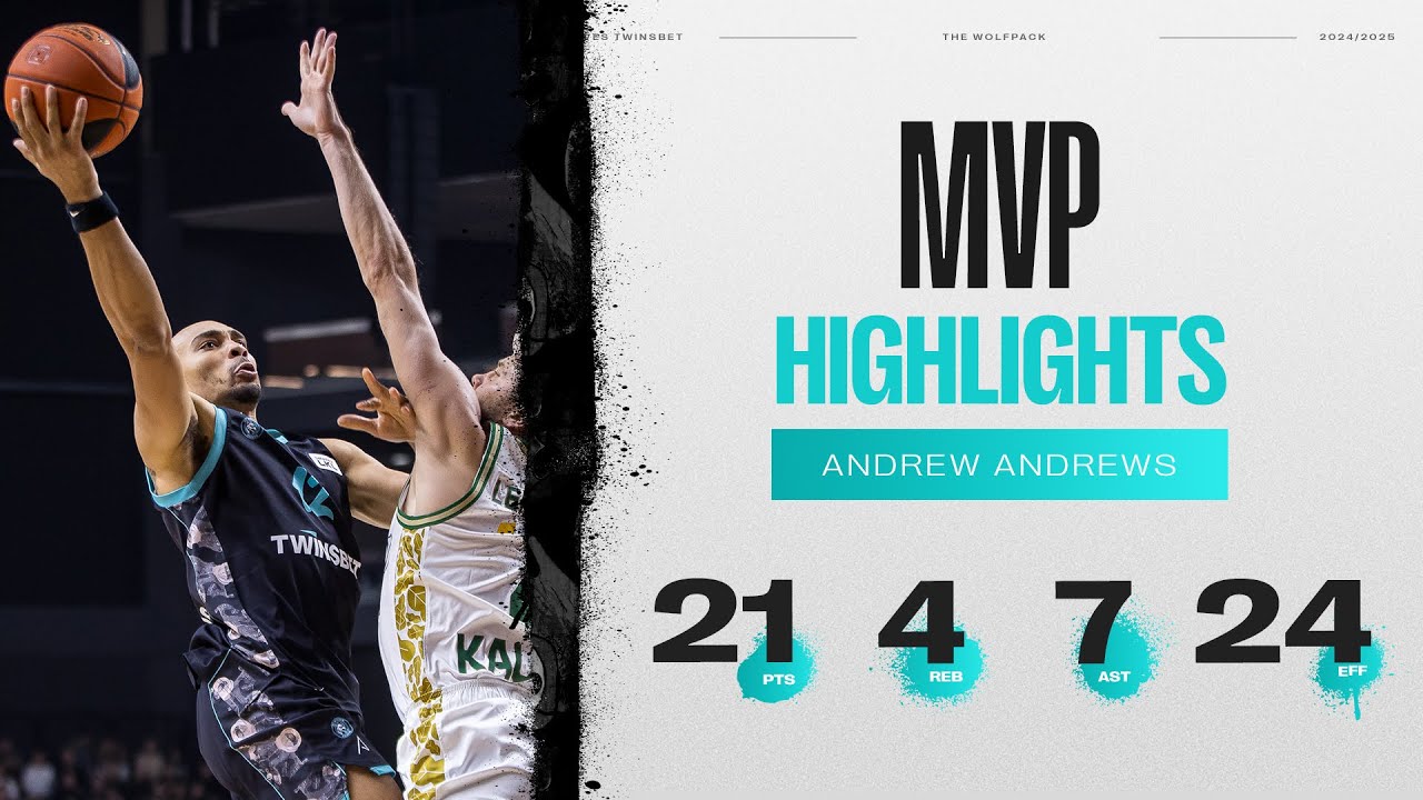Andrew Andrews Shines with 21 Points in Big Win over Žalgiris! - YouTube